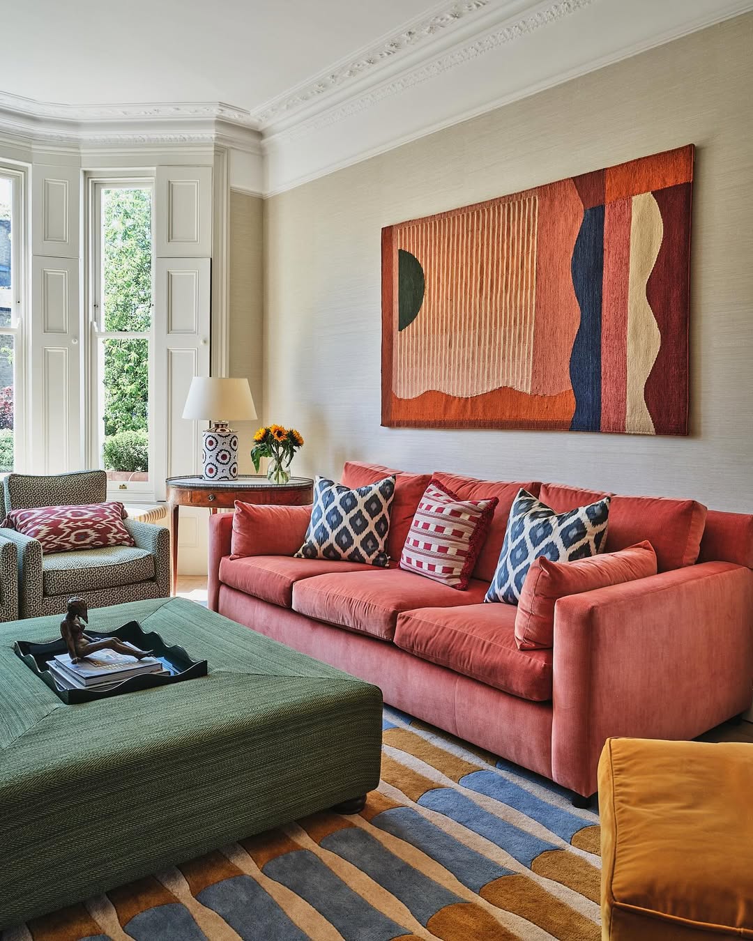 is a red sofa a good idea