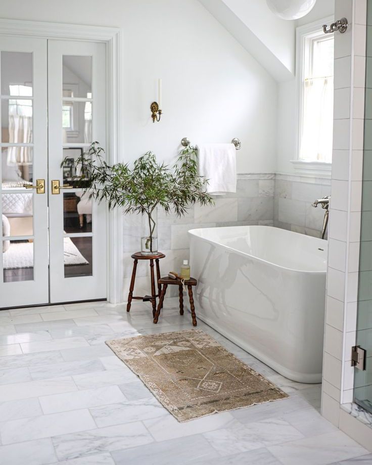 Bathroom Rug Sizes and Materials - How to Choose